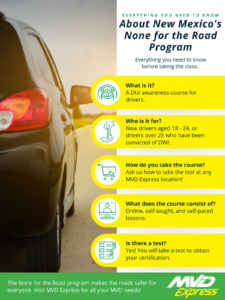 New Mexico DMV - None For The Road